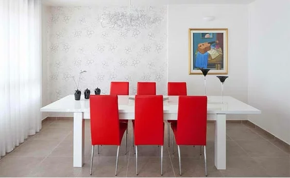Esszimmer in Rot, Schwarz & Weiß: Dein Guide für einen Look mit Wow-Faktor