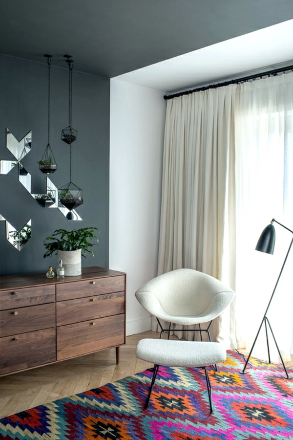 Bunte Teppiche im Innendesign - Designer Einrichtungslösungen