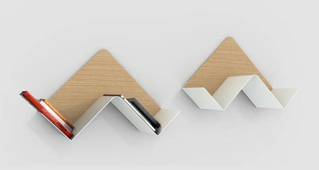 Designer Regale: "Fishbone"-Wandregale von B-Line sind anpassungsfähig