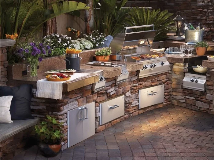Eine Gemauerte Gartenk Che Mehr Als Nur Ein Grill Grillfans Von