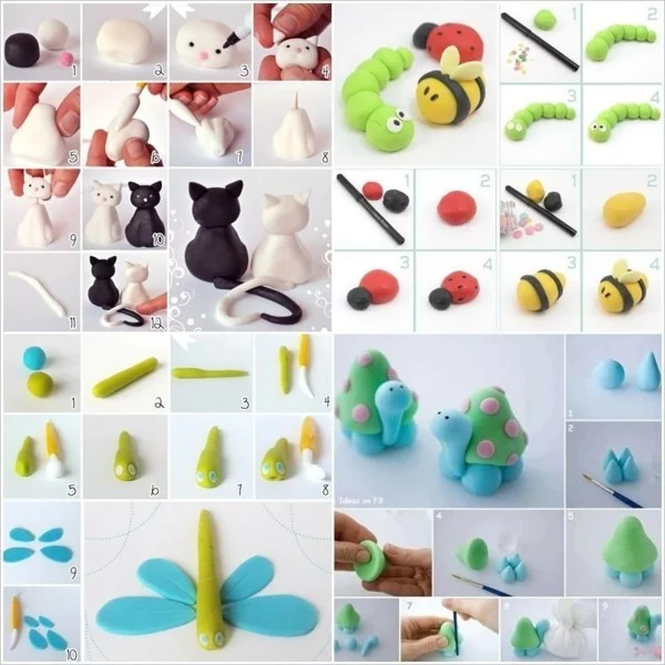 Basteln mit FIMO: 30 originelle und einfache Ideen zum Nachmachen