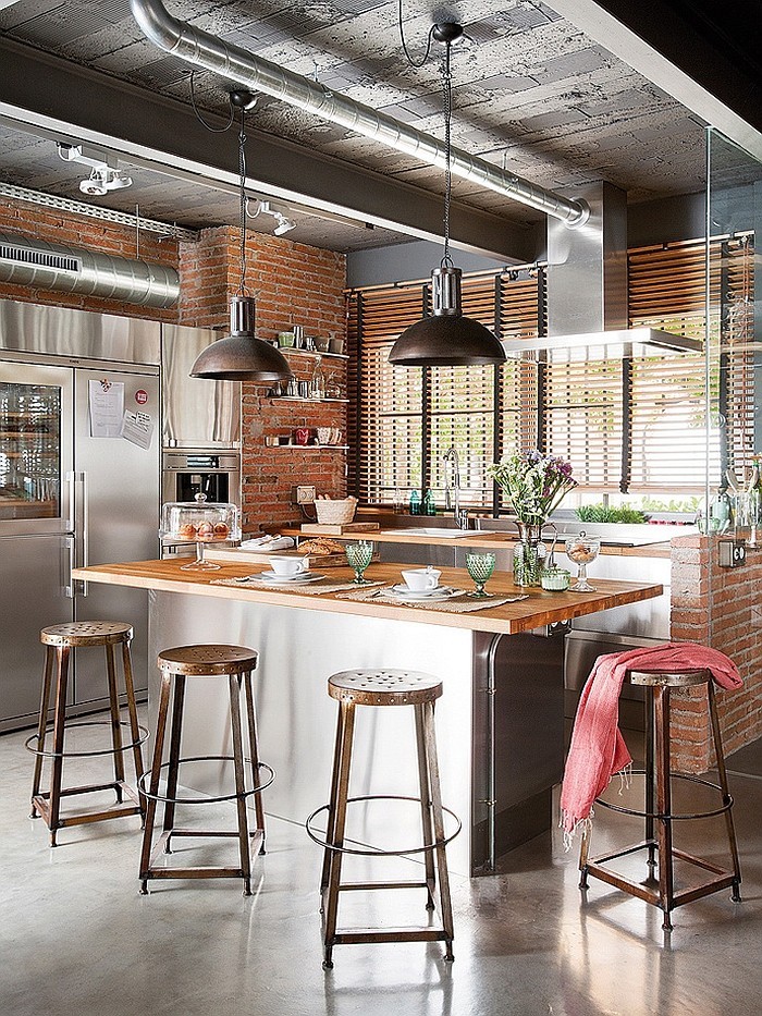 Beeindrückende moderne Loftwohnung in Barcelona inspiriert für moderne ...